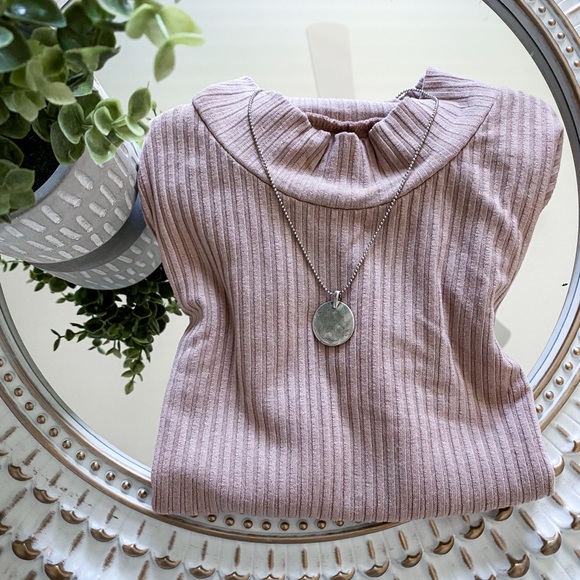 Tops | Dusty Rose Colored Bodysuit | Poshmark